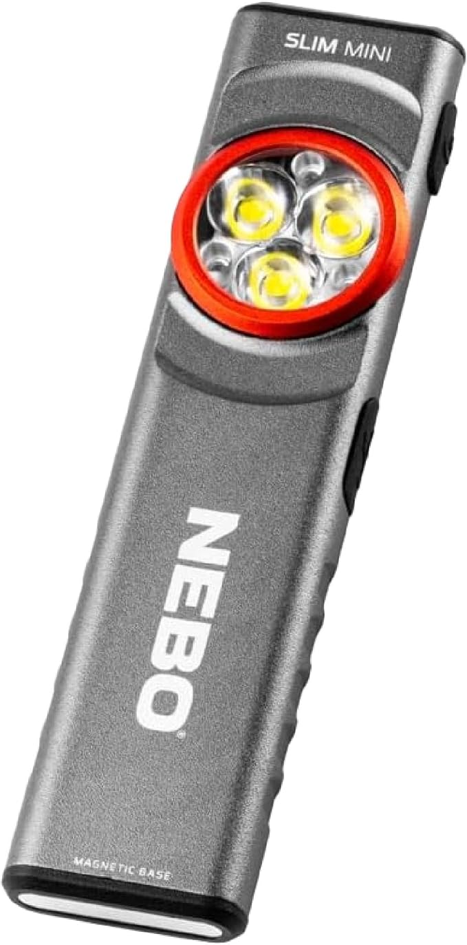 NEBO Slim+ Mini USB C Rechargeable Torch - LED Portable Mini Flash ...