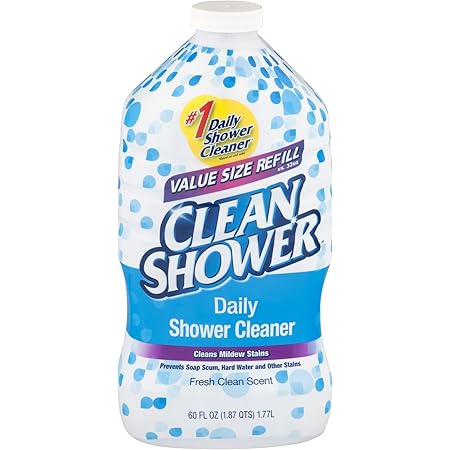Amazon.com: PACK OF 6 - Clean Shower Daily Shower Cleaner Refill, 60 fl ...