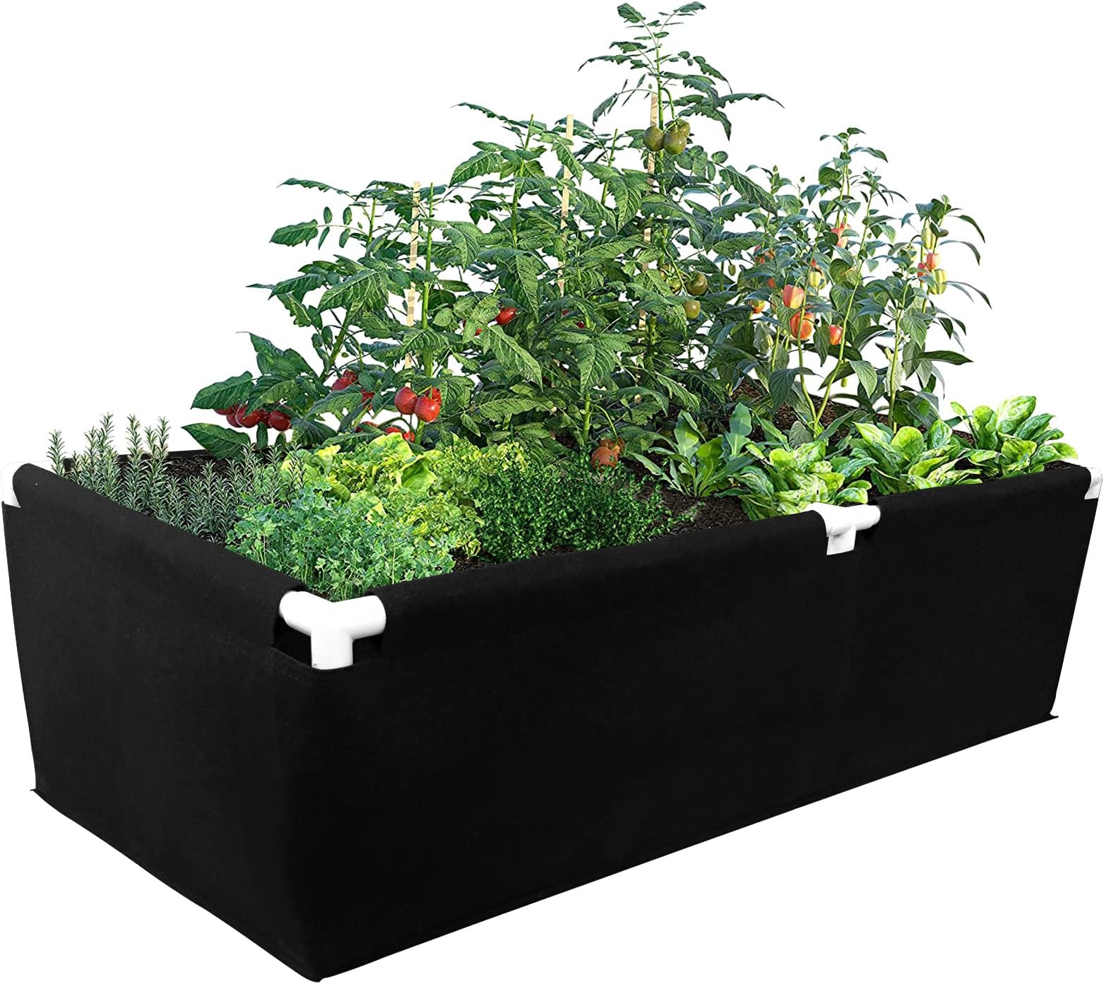 Amazon.com: CLICIC 15.7x15.7x8.6 inch Raised Garden Bed Free Assembly ...