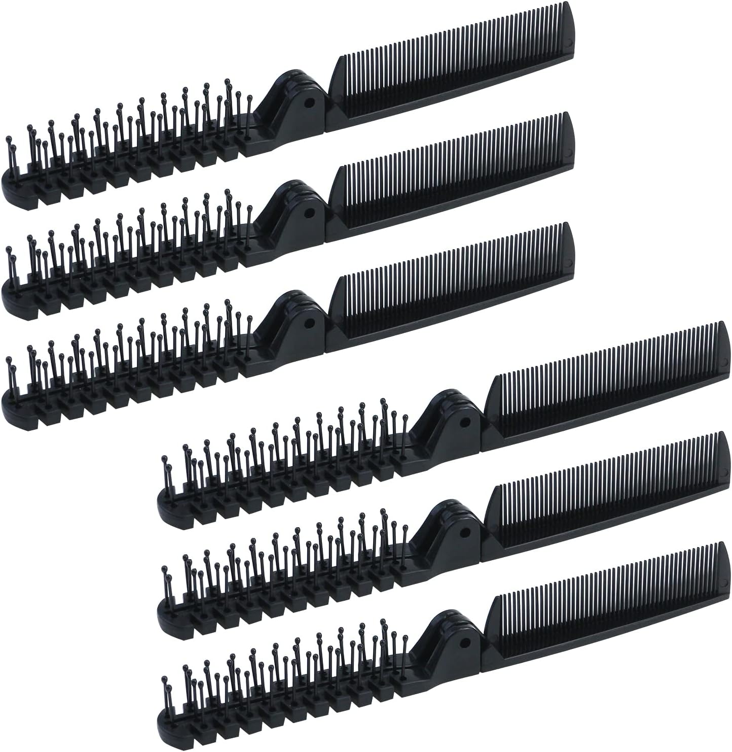 Amazon.com : 10 Pcs Portable Travel Folding Comb Brush Combo Compact ...