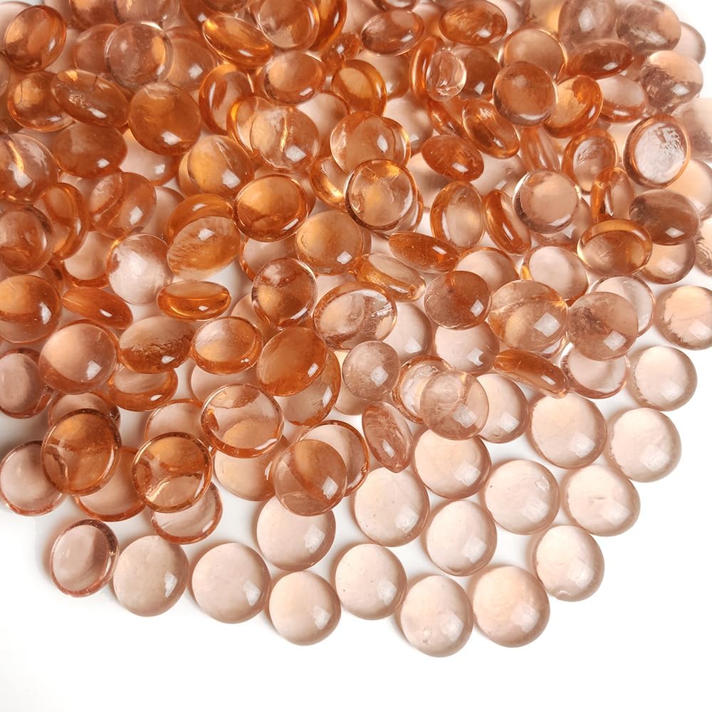 5 LB Dark Blue Glass Gems Flat Glass Marbles with One Piece ...