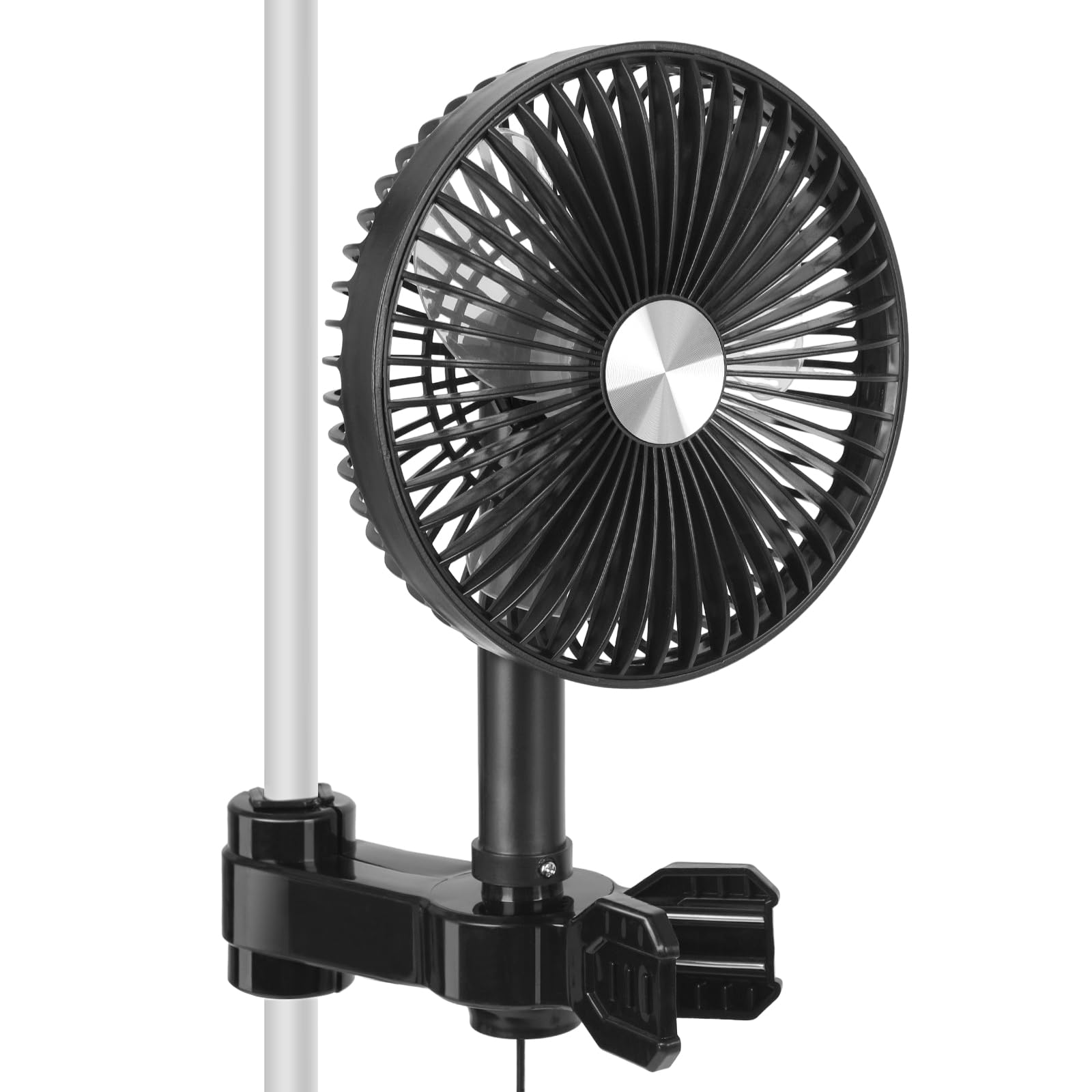 Grow Fan with Clip, Oscillating Waxing Clip-on Fan for Tent, Clampable ...
