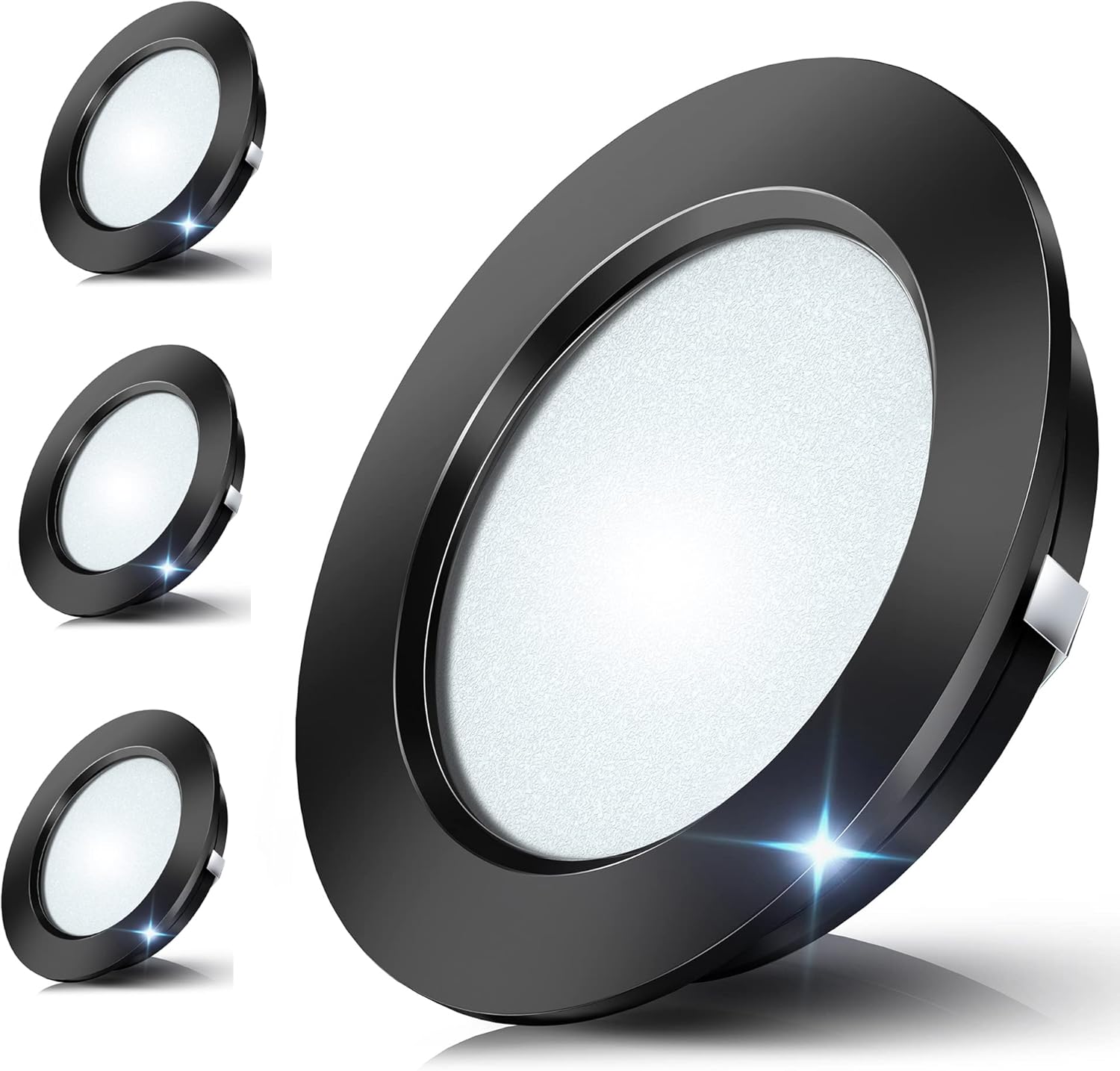 Jeloyutek 4 Stück LED Einbauleuchte 12V 3W 4000K Dimmbar Deckenleuchte ...