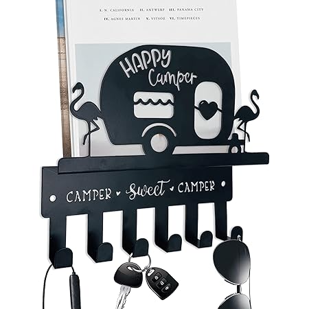 Amazon.com: Camper Key Rack Holder for Wall - Small 6 inch Wide - Made ...