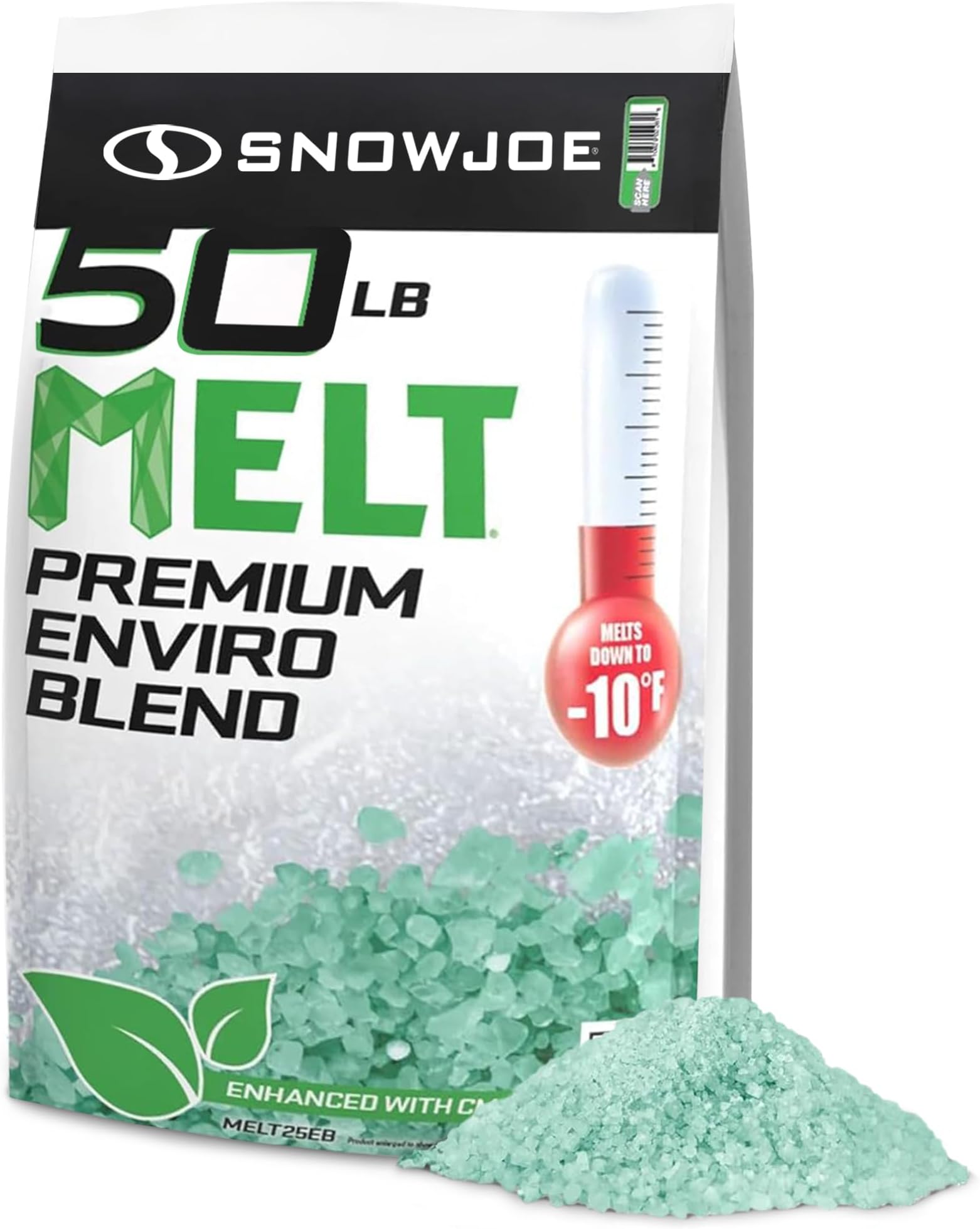 Amazon.com : Premium Ice Melt Sodium Chloride Crystal Pellets ...