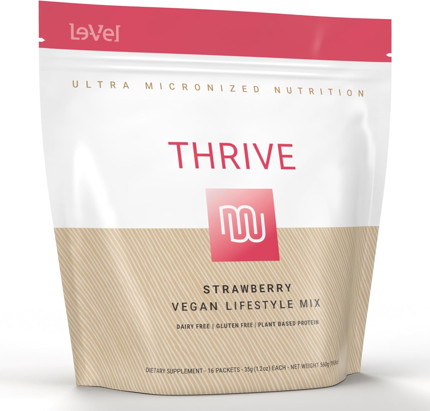 Amazon.com: Le-Vel Thrive Vegan Protein Shake | 16 Packets 35g | Gluten ...
