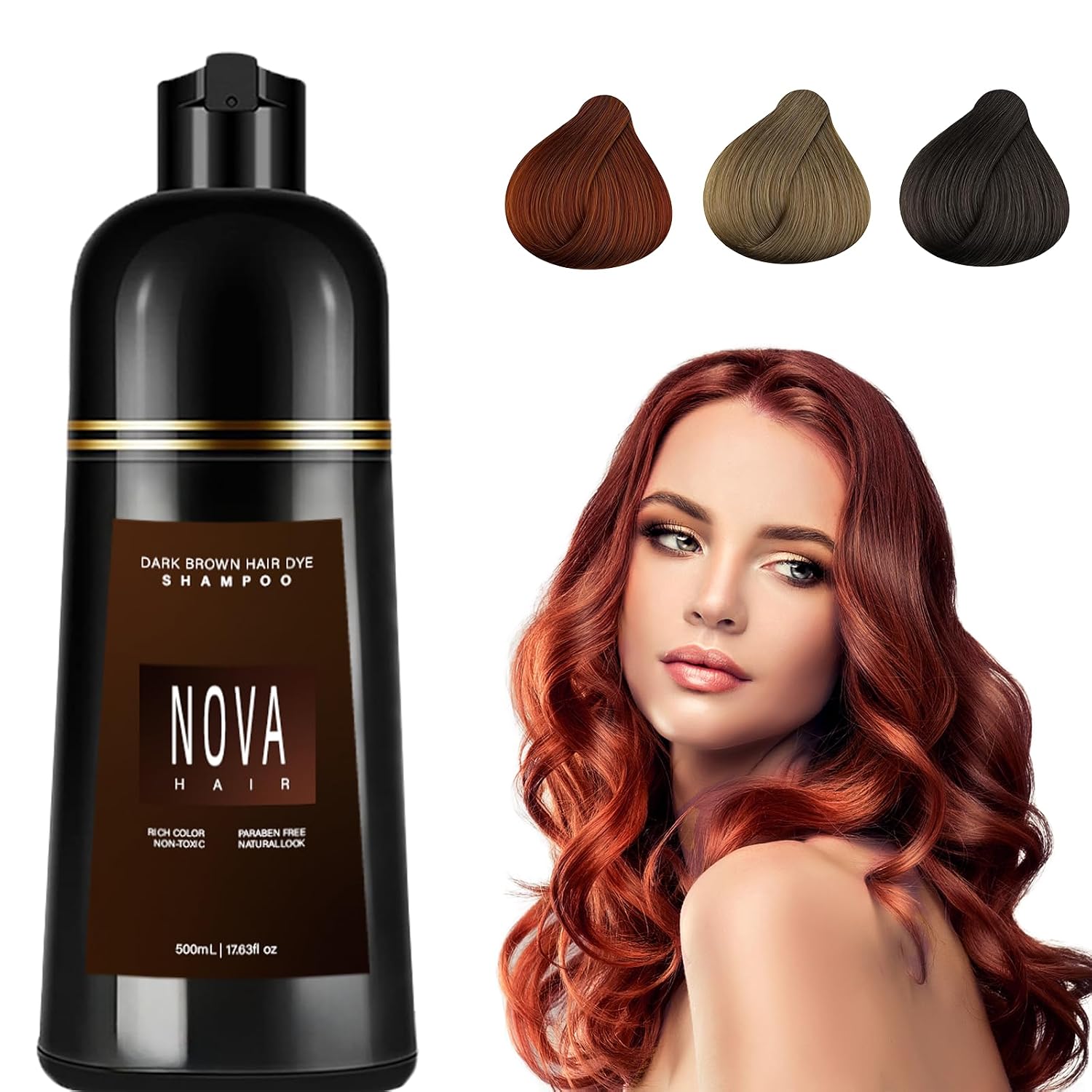 Amazon.com : Nova Hair Dye Shampoo,Nova Hair Instant,Nova Hair Dye ...