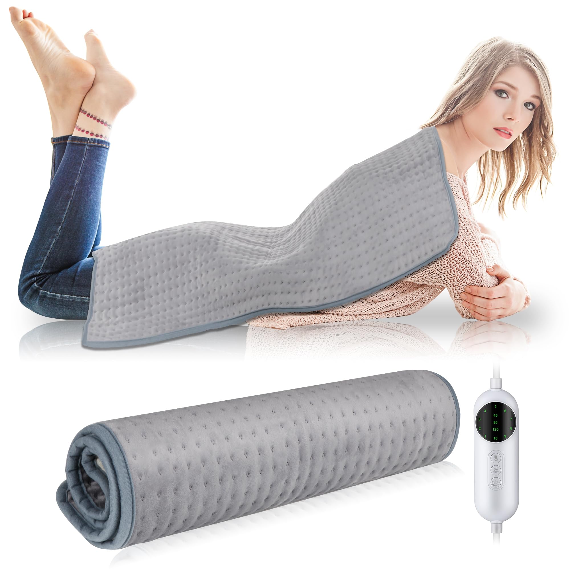 Amazon.com: TOPSOSO Extra Large Heating Pad 41"x21" Heating Pads Large ...