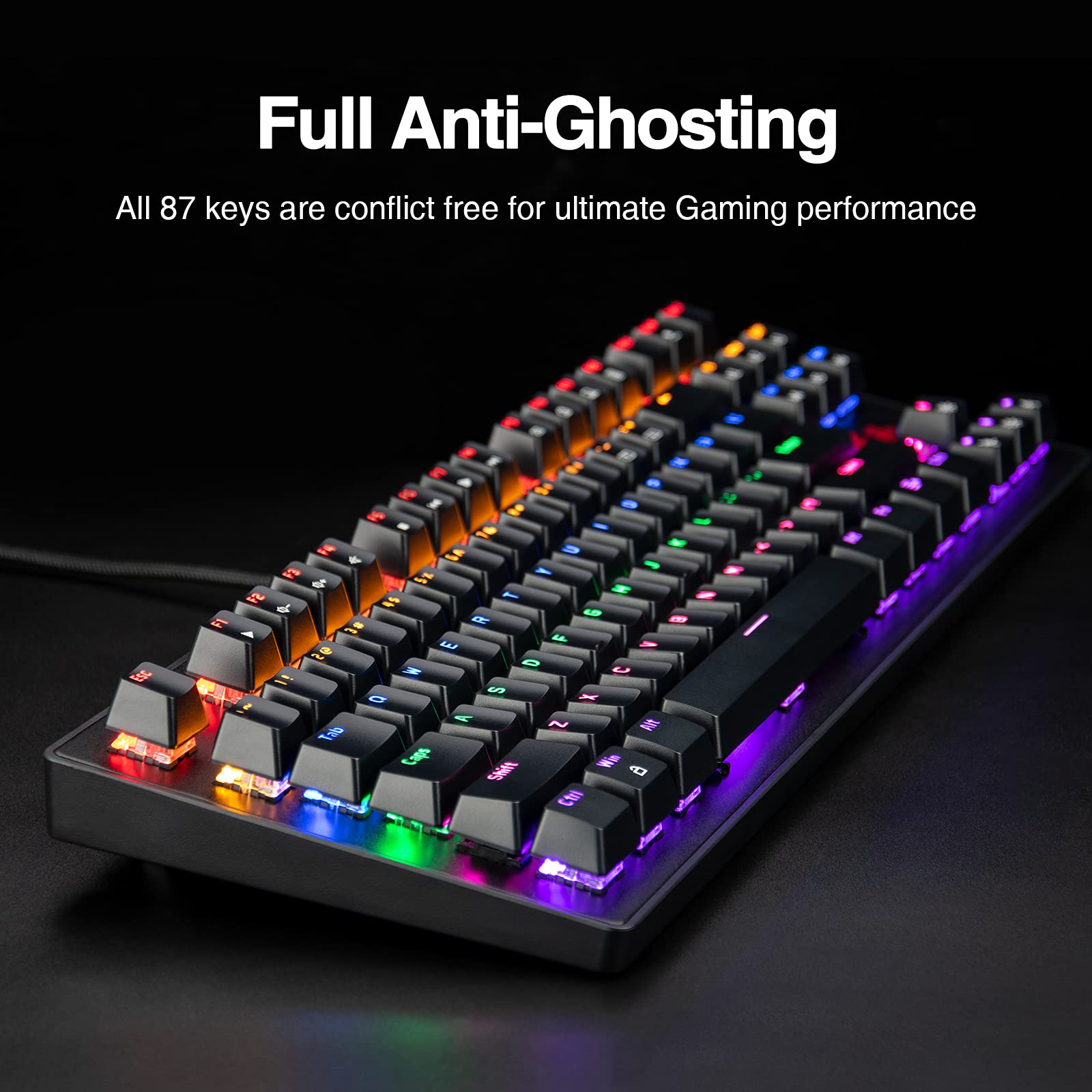 Mechanical Gaming keyboard,Rii RK908 60% Mechanical Keyboard(9 ...