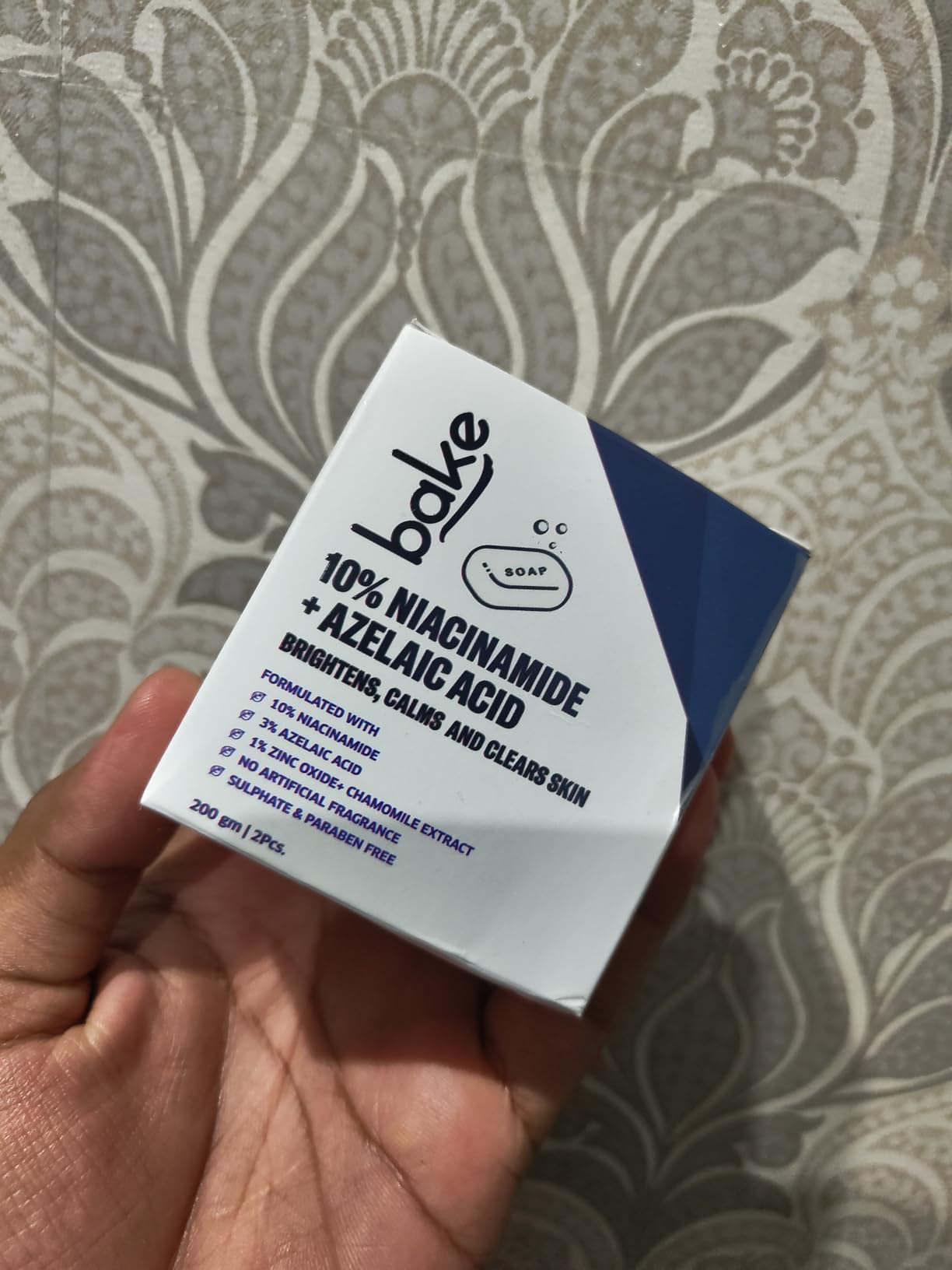 BAKE 10% Niacinamide + 3% Azelaic Acid Scrub Treatment Soap (200 Gms ...