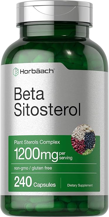Amazon.com: Beta Sitosterol 1200mg | 240 Capsules | Mega Strength ...
