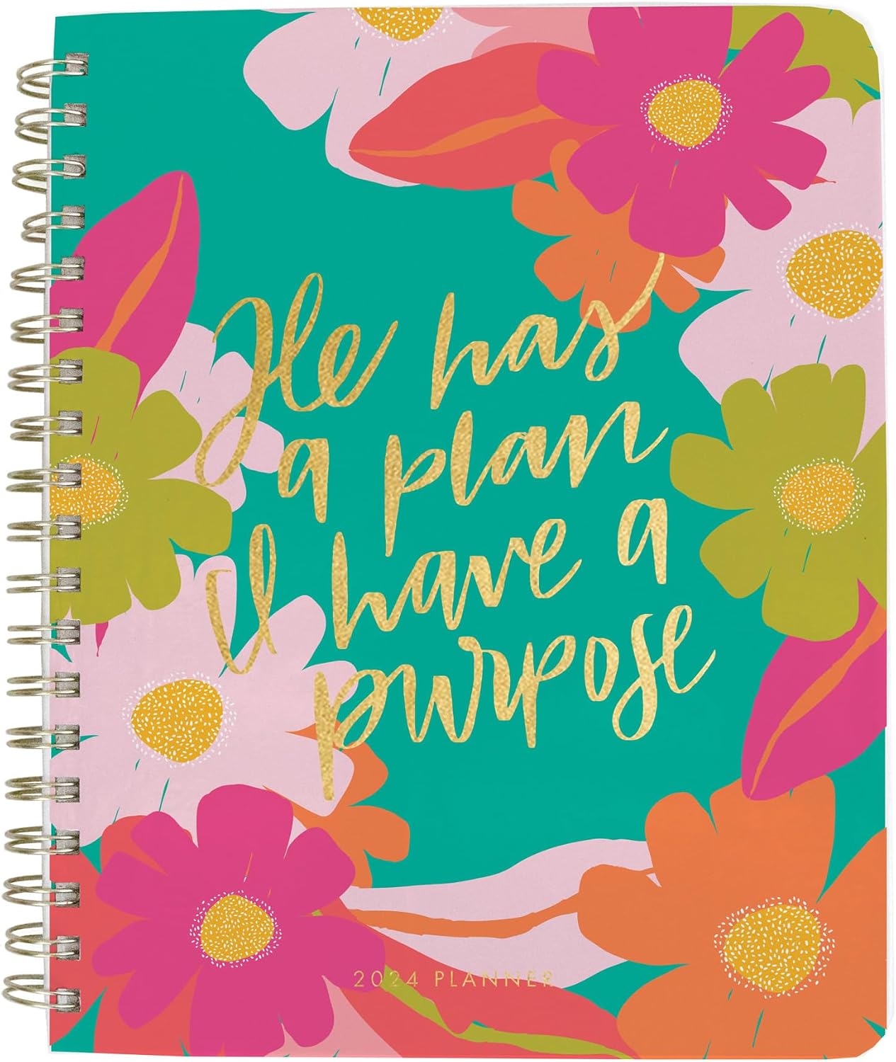 Amazon.com : Mary Square 47750 He Has A Plan Pink Floral 7 x 9 Paper 12 ...