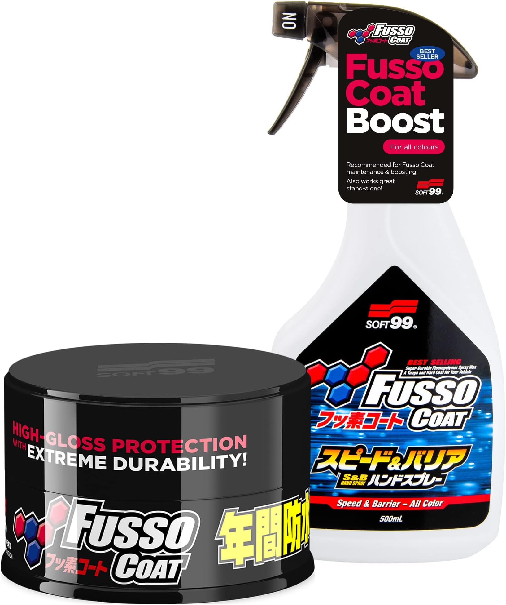 SOFT99 Fusso Coat 12 Months Wax Dark 200g - Hard Car Wax Polish – Auto ...