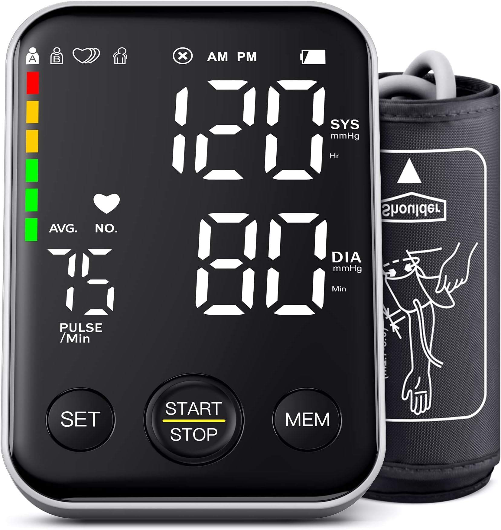 Amazon.com: Blood Pressure Monitor,AILE Blood Pressure Machine Upper ...