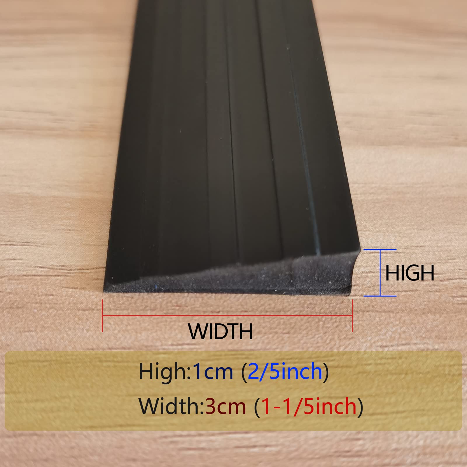 Snapklik.com : 1cm Rise Non Slip Solid Rubber Portable Sill Scooters ...