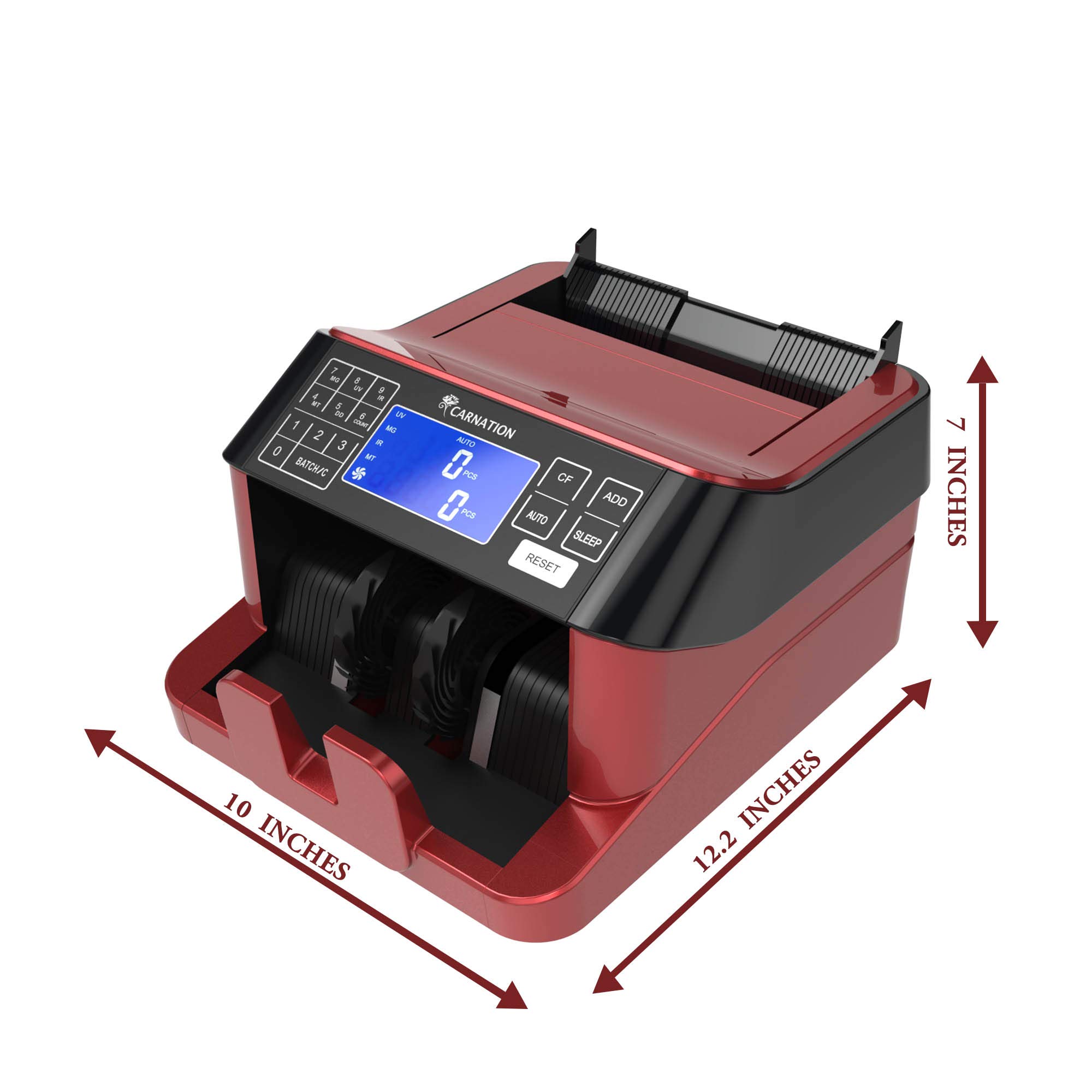 CARNATION USA Cash Counter with Counterfeit Bill Detection - UV ...