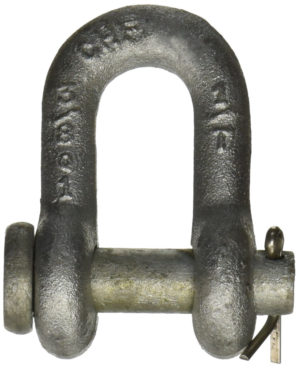 Chicago Hardware 21320 2 Carbon Round Pin Chain Shackle, Galvanized ...