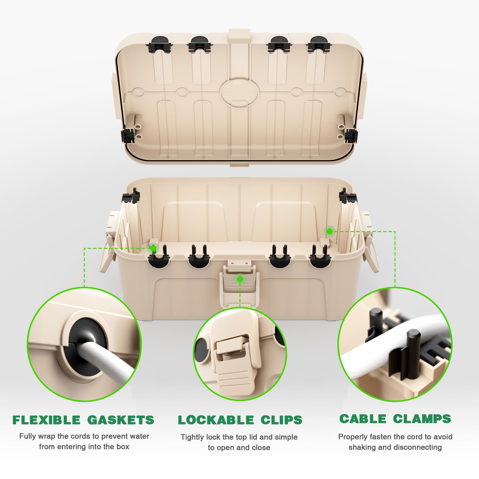 Snapklik.com : Outdoor Electrical Box Waterproof, IP54 Waterproof ...