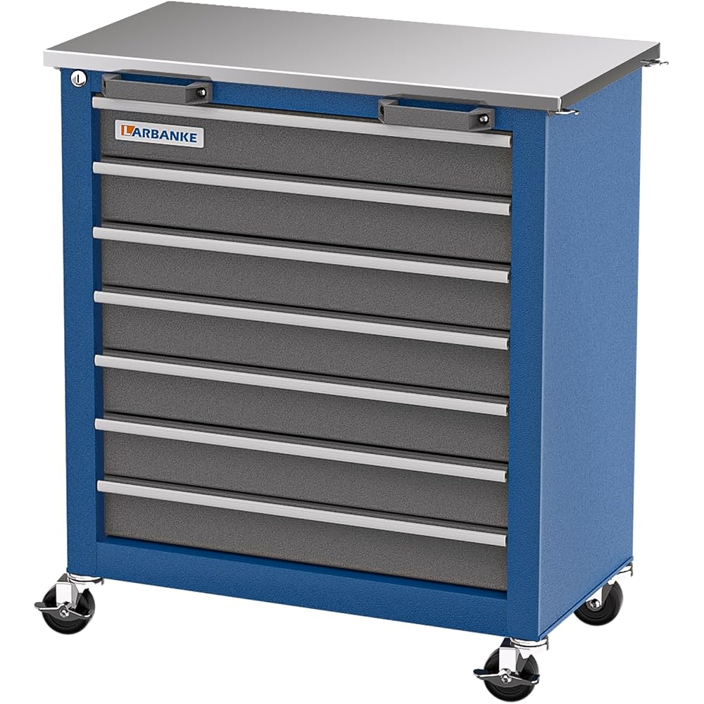 $40/mo - Finance LARBANKE 7-Drawer Rolling Tool Chest with Key Locking ...