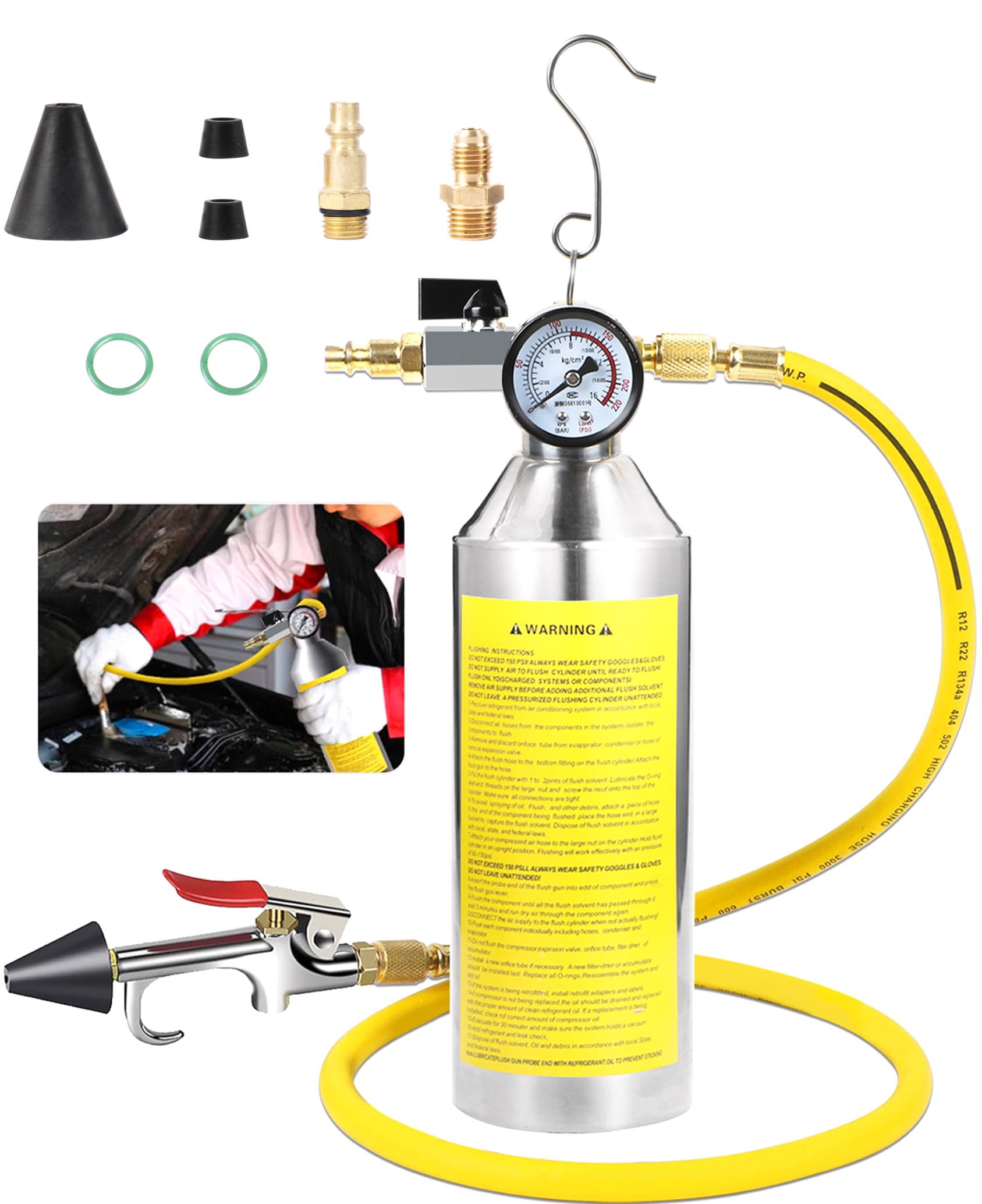 Snapklik.com : MOTOCOCHE AC Flush Kit