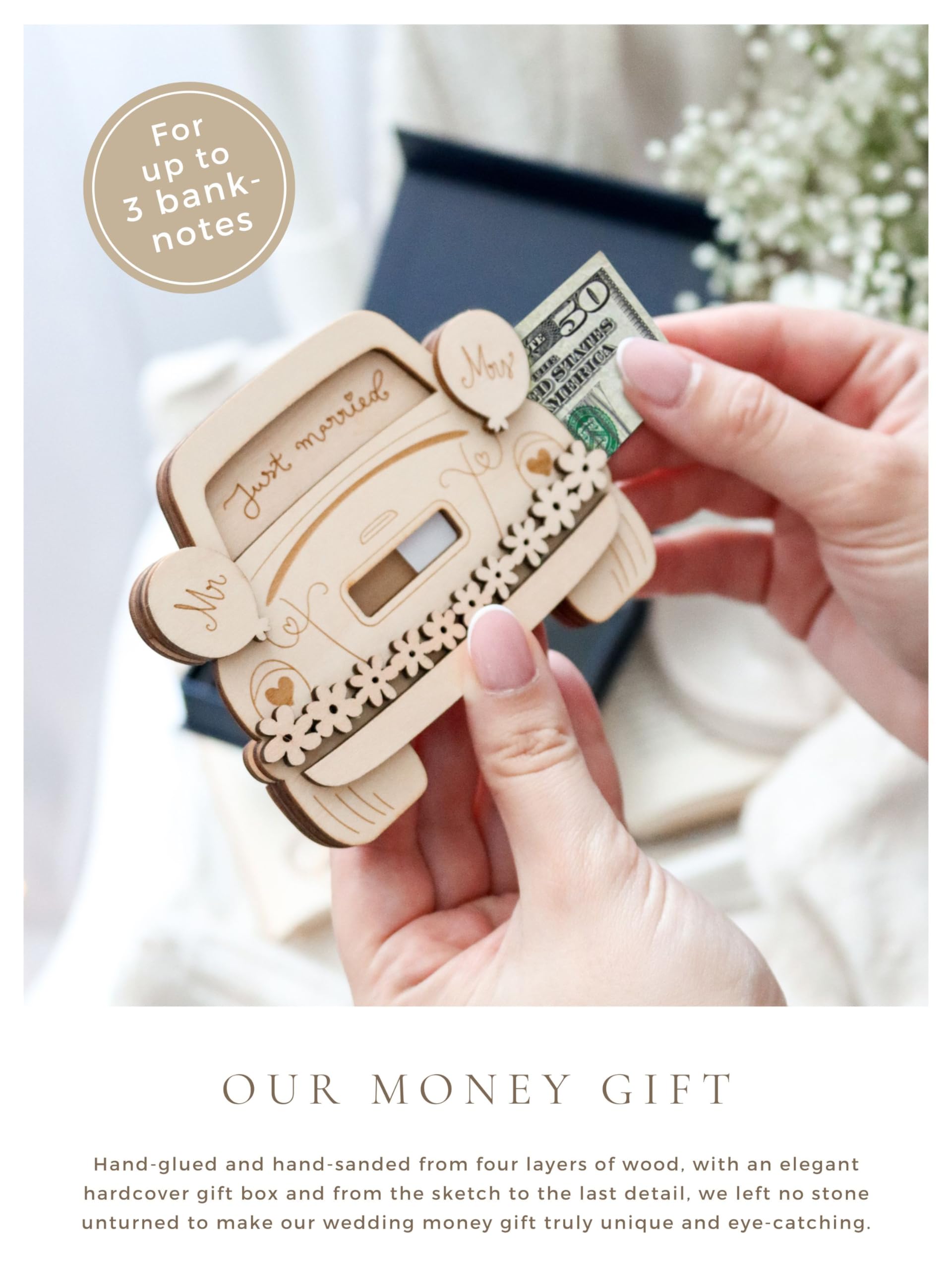 How to wrap money for wedding gift | Honestweddingadvice.com