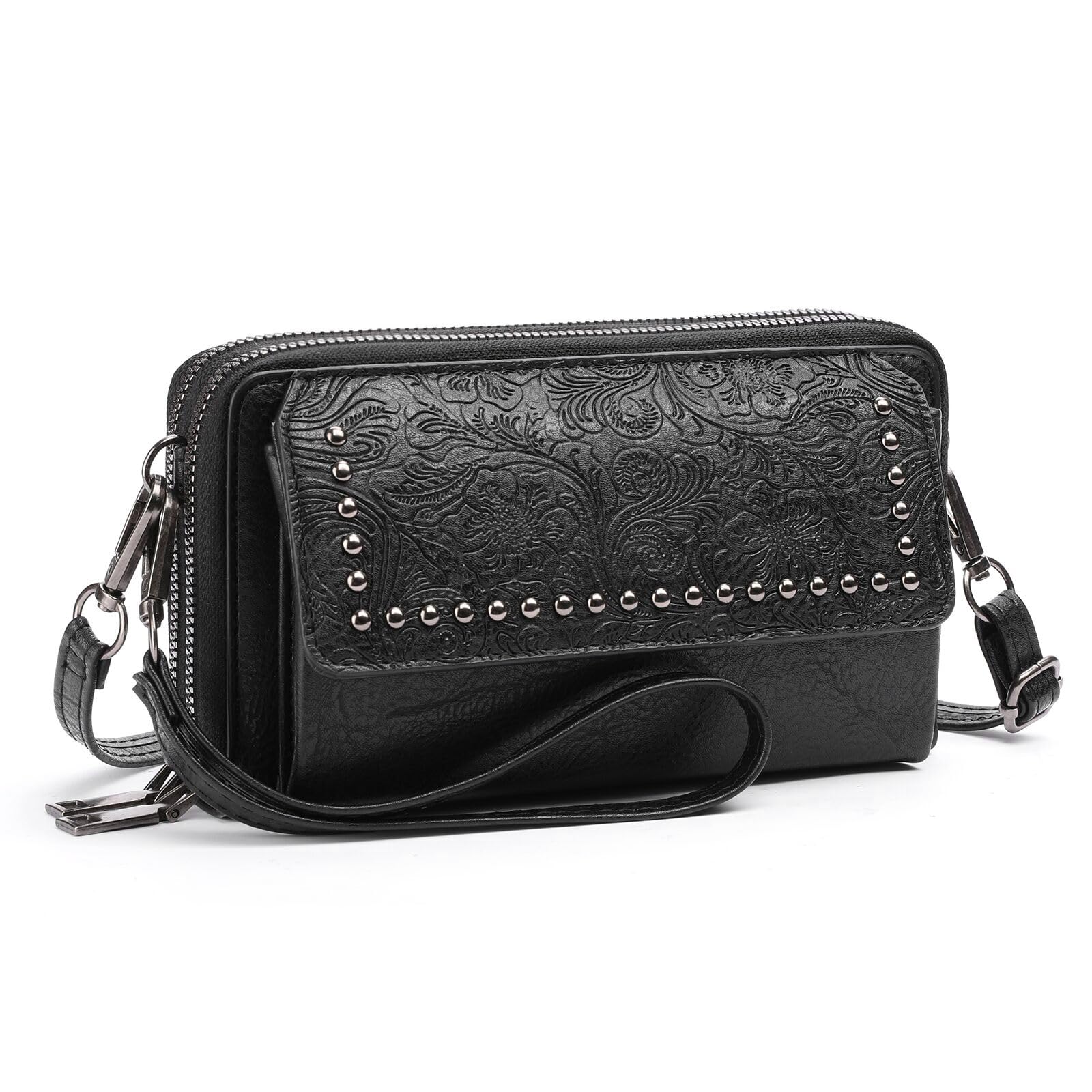 FALAN MULE Crossbody Bags for Women Leather Cell Phone Wallet Purse ...