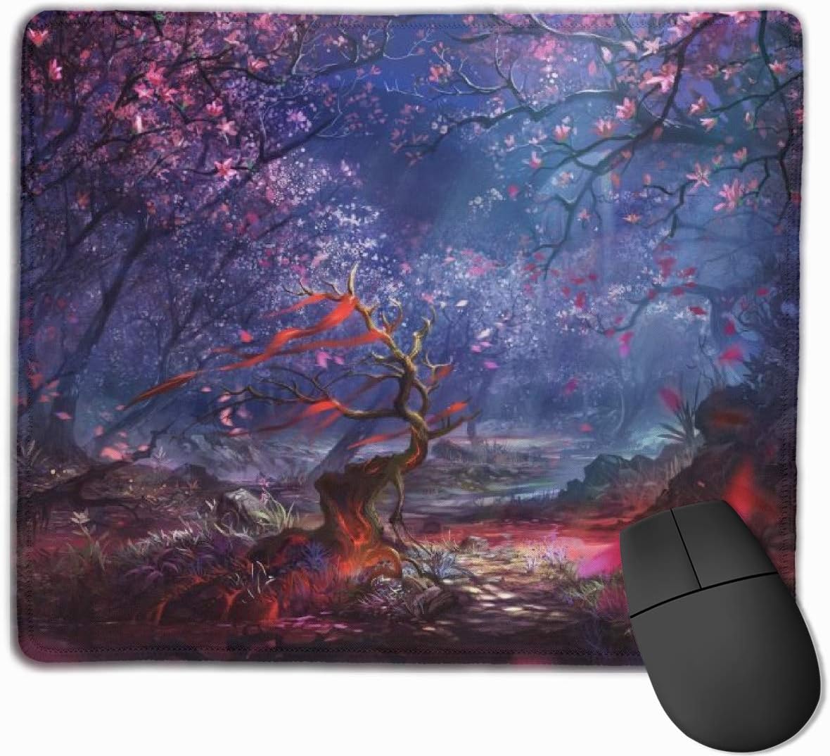 Amazon.com: Yuotry Smooth Mouse Pad Forest Tree Scenery Mobile Gaming ...