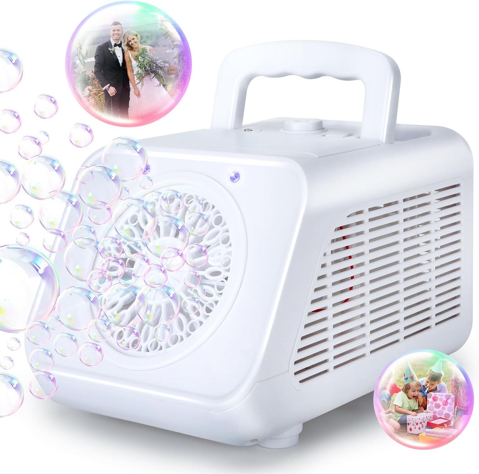 Party Time Battery Operated Bubble Machine - Rose: Amazon.co.uk: Toys ...