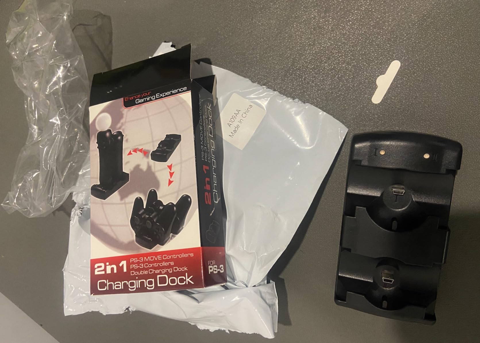 DIGISHUO Black PS3 Controller Dual Charger Dock Stand for Sony ...