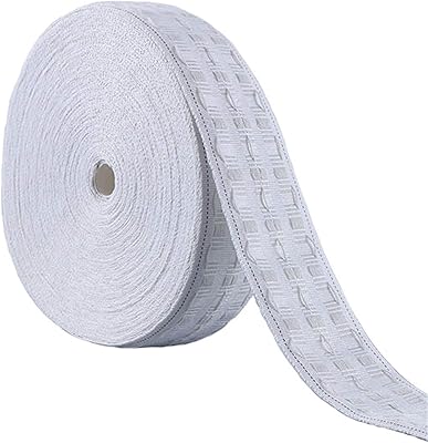 White Pencil Pleat Curtain Header Tape, Detachable Curtain, Sizes 25mm ...