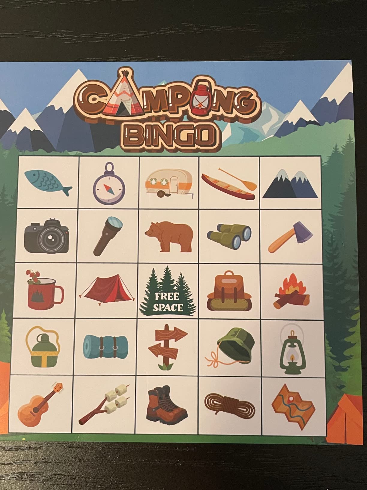 $1/mo - Finance 41Pcs Camping Bingo Game Cards for Kids - Camp ...