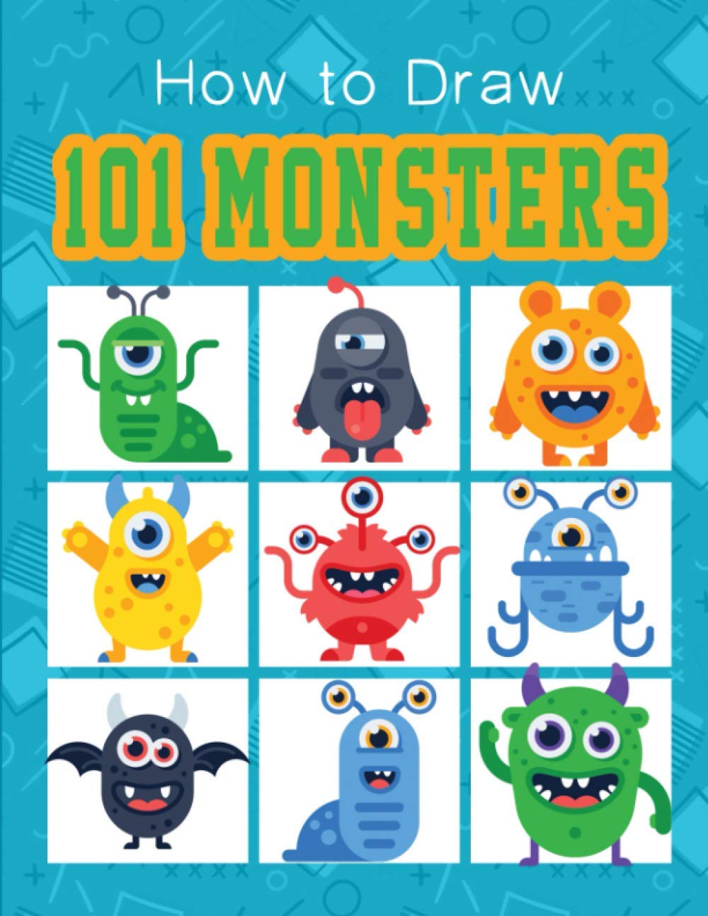 How To Draw 101 Monsters Step By Step Drawing Monsters | Desertcart INDIA