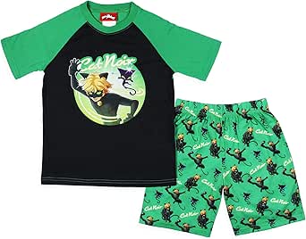 INTIMO Miraculous: Tales of Ladybug & Cat Noir - Conjunto de pijama ...