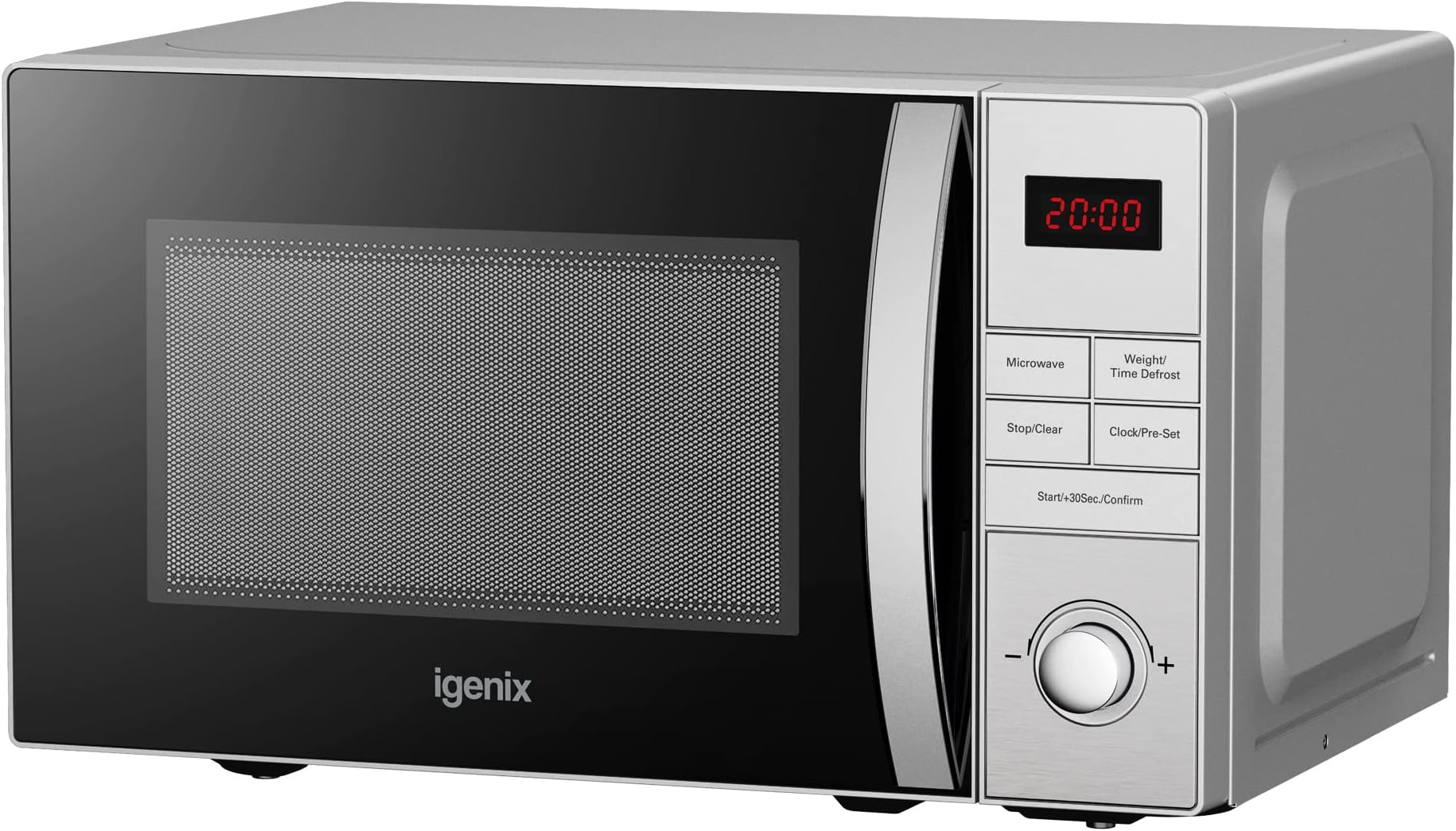 Toshiba 800w 23L Microwave Oven with Digital Display, Auto Defrost, One ...