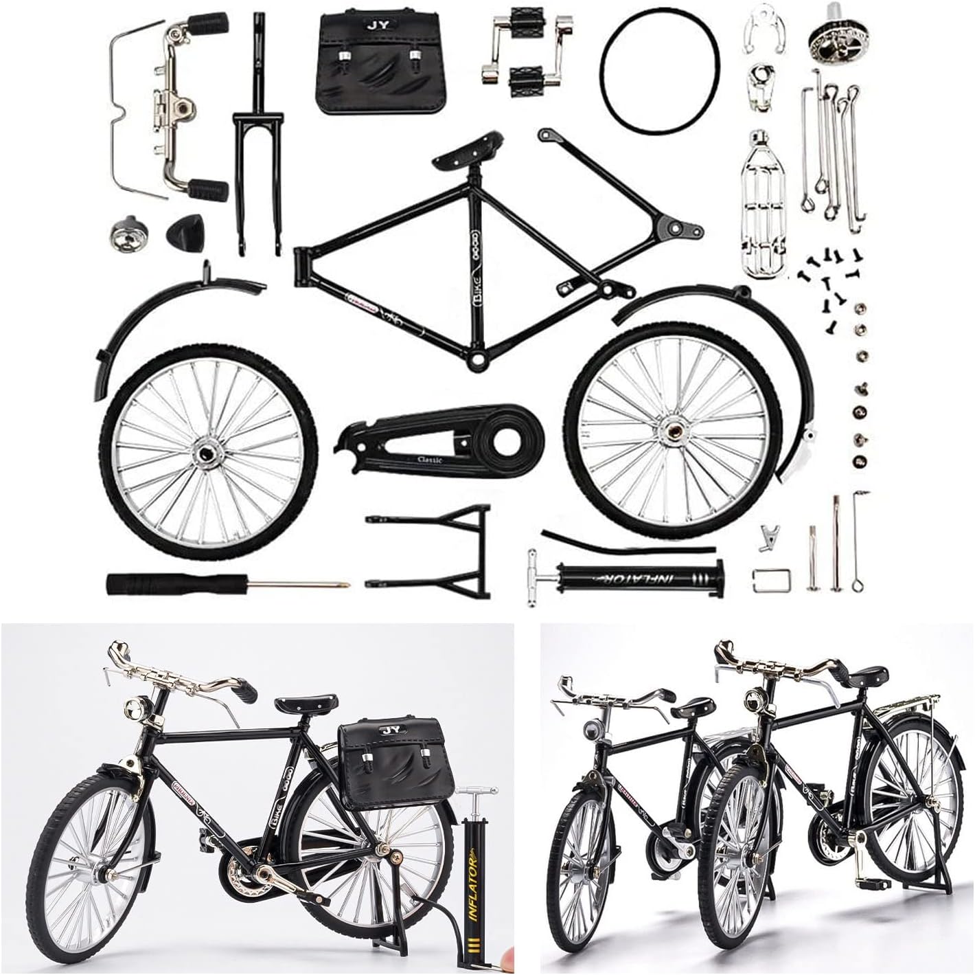 Amazon.com: VALINK DIY Bicycled Model kit, Bike Model DIY, Mini Retro ...