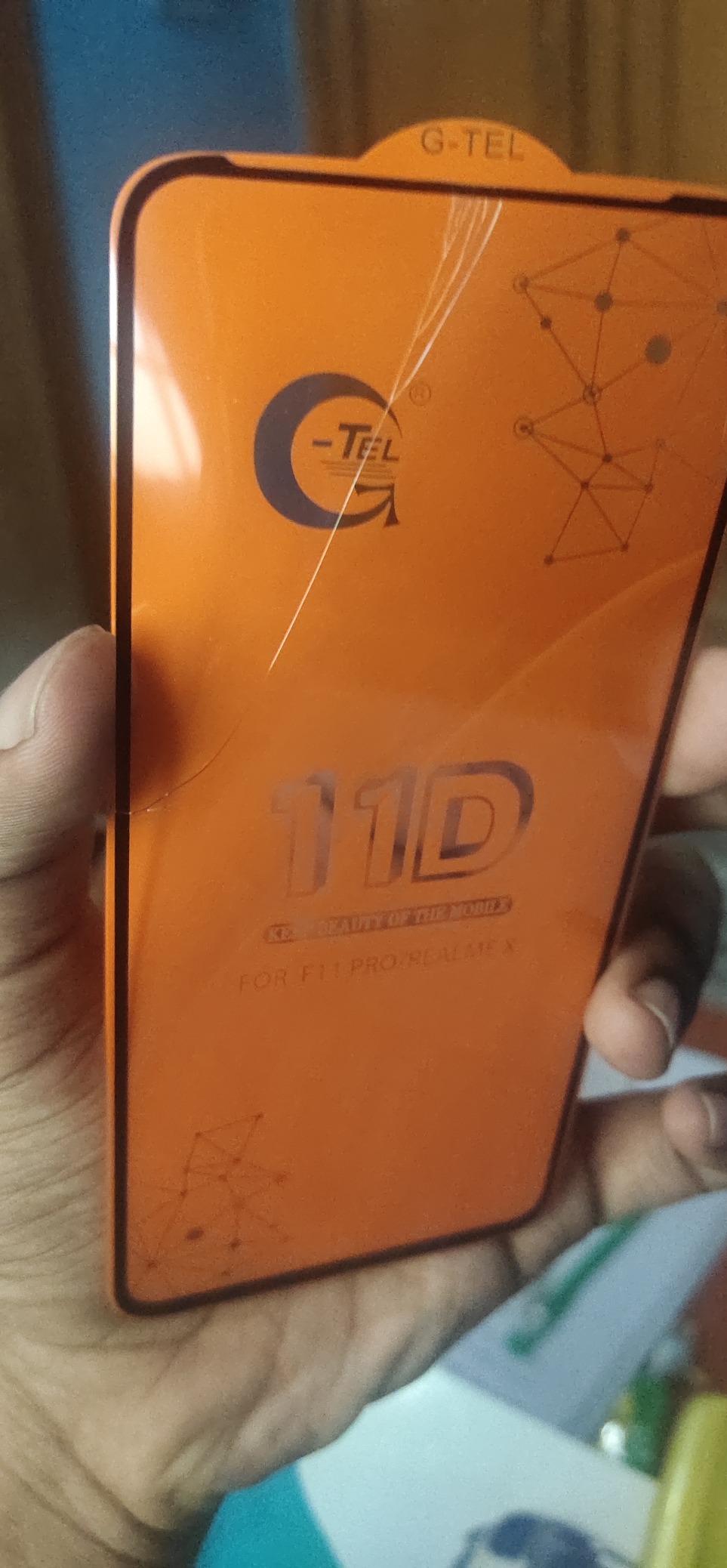 JGD PRODUCTS Full Glue Edge to Edge Tempered Glass Screen Protector for ...