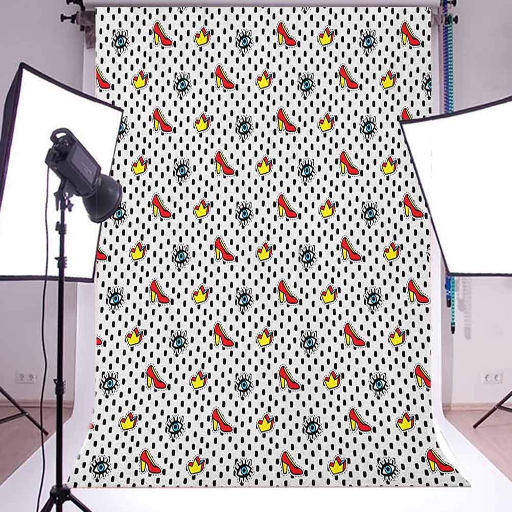 Buy 8x12 FT Retro Vinyl Photography Background Backdrops,Blue Eyes ...