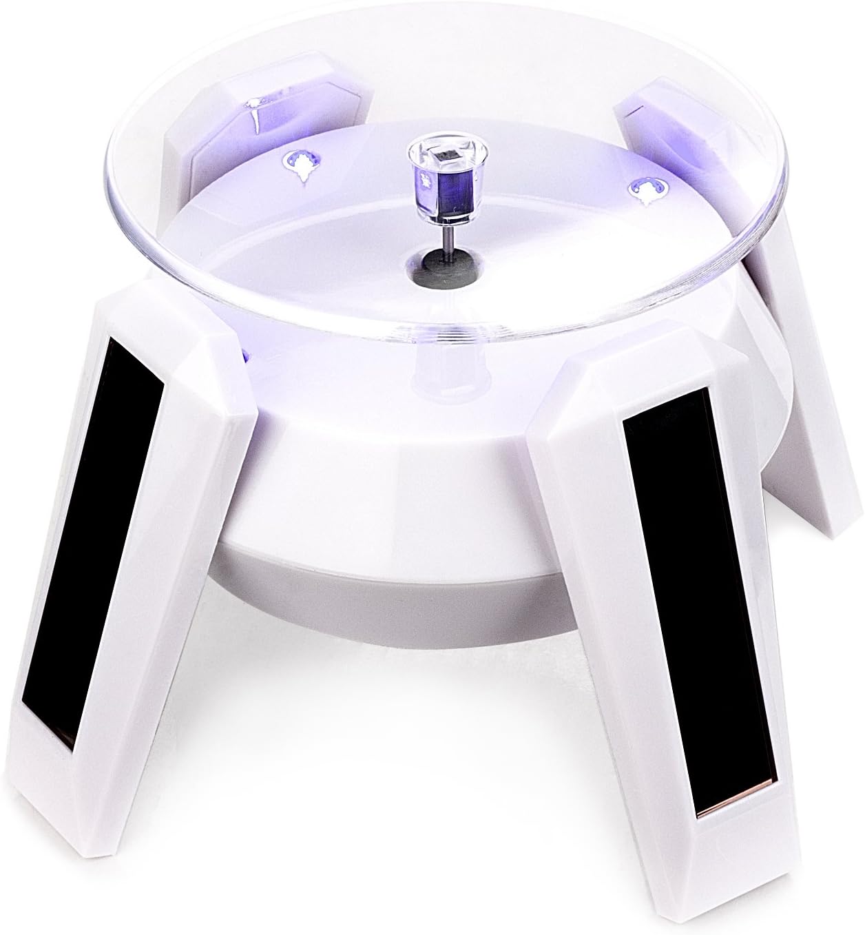 Amazon.com: Leadleds Exquisite New White Solar Powered Display Stand ...