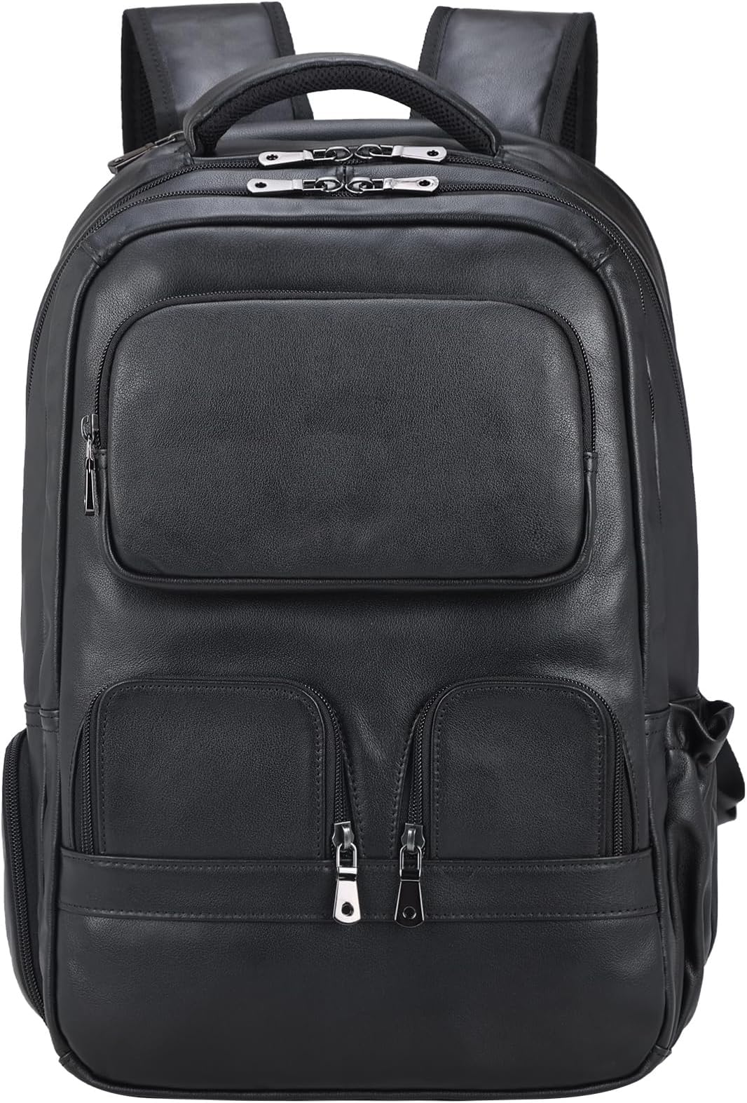 Amazon.com | Samsonite Classic Leather Backpack, Black, One Size ...