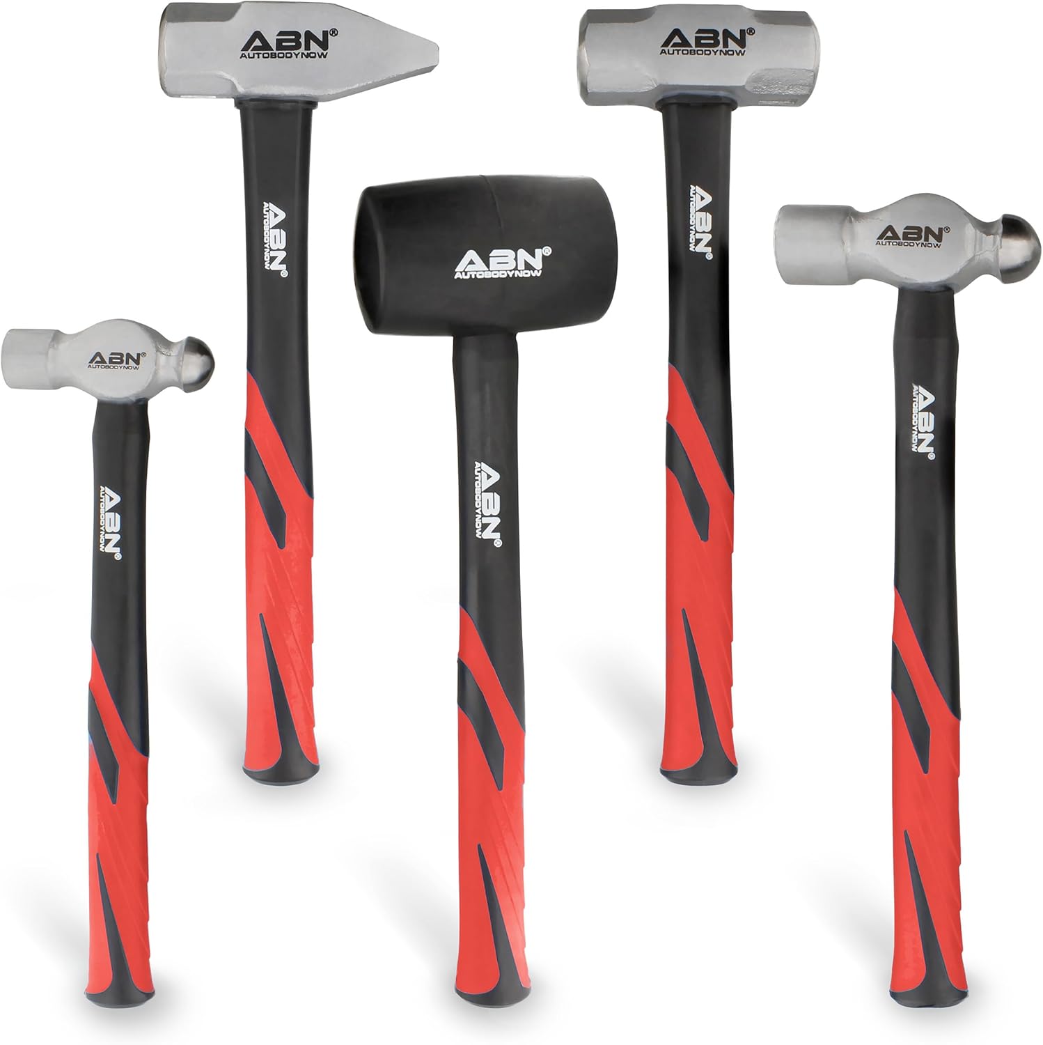 ABN 5-Piece Hammer Set - Forging Hammer Tool Set, Metalworking Tools ...