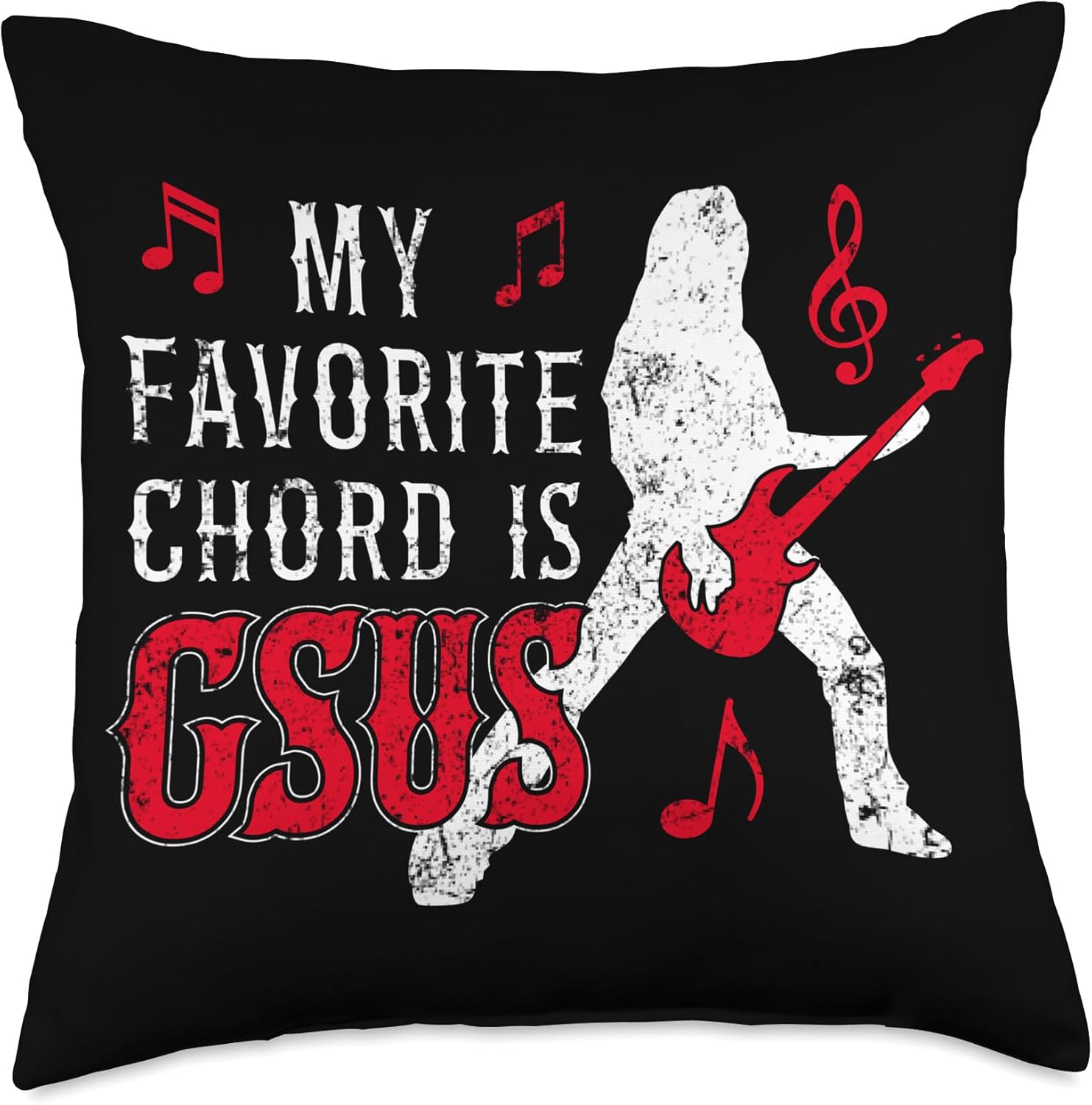 Amazon.com: My Favorite Chord Is Gsus Jesus Electric Guitar Player ...