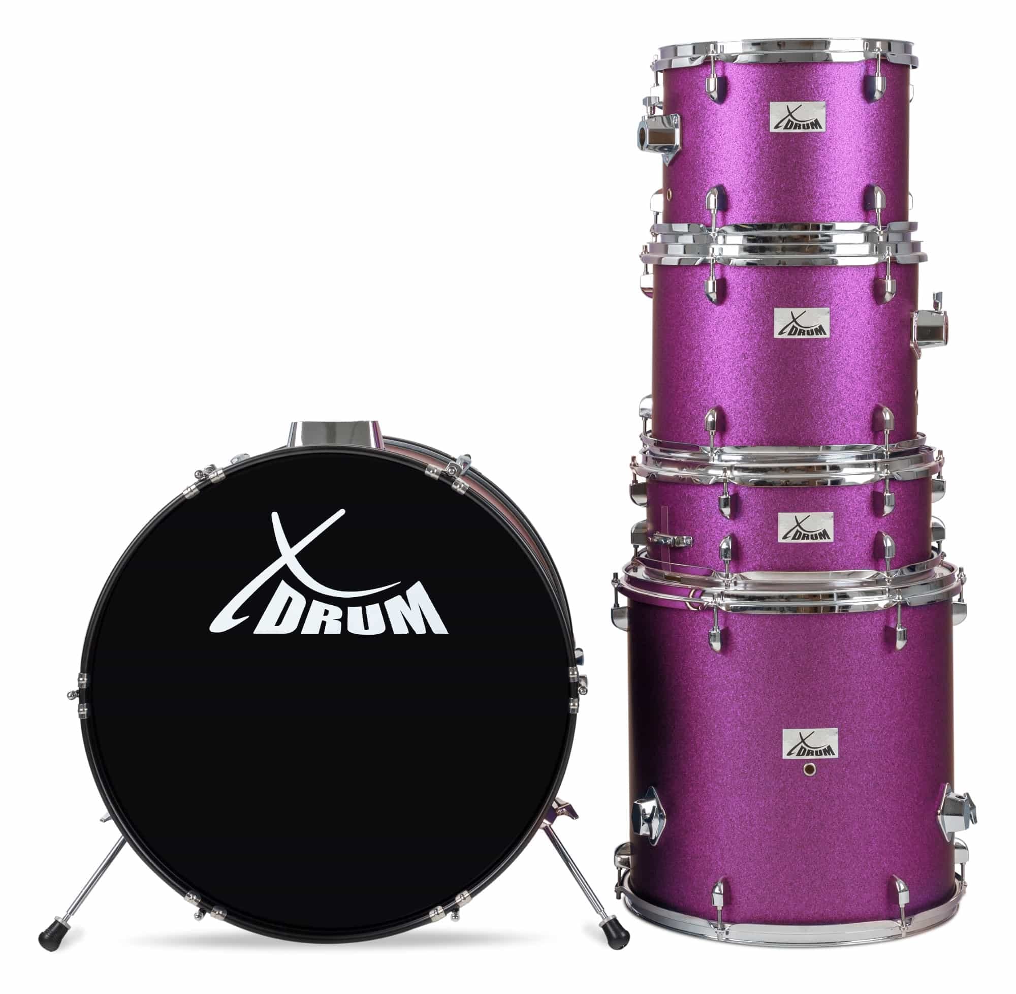 Purple Yamaha Drum Set