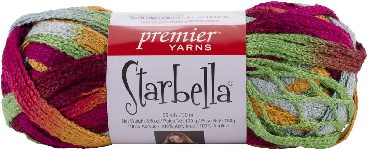 Amazon.com: Premier Yarn Starbella Yarn, Circus, 3 Pack