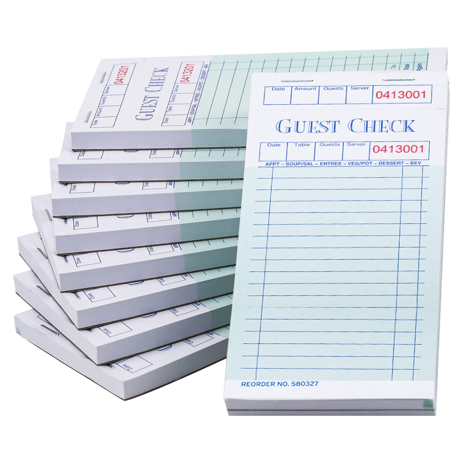 Guest Checks Server Note Pads With Thank You 1000 Sheets (10 Books) 3.5 ...