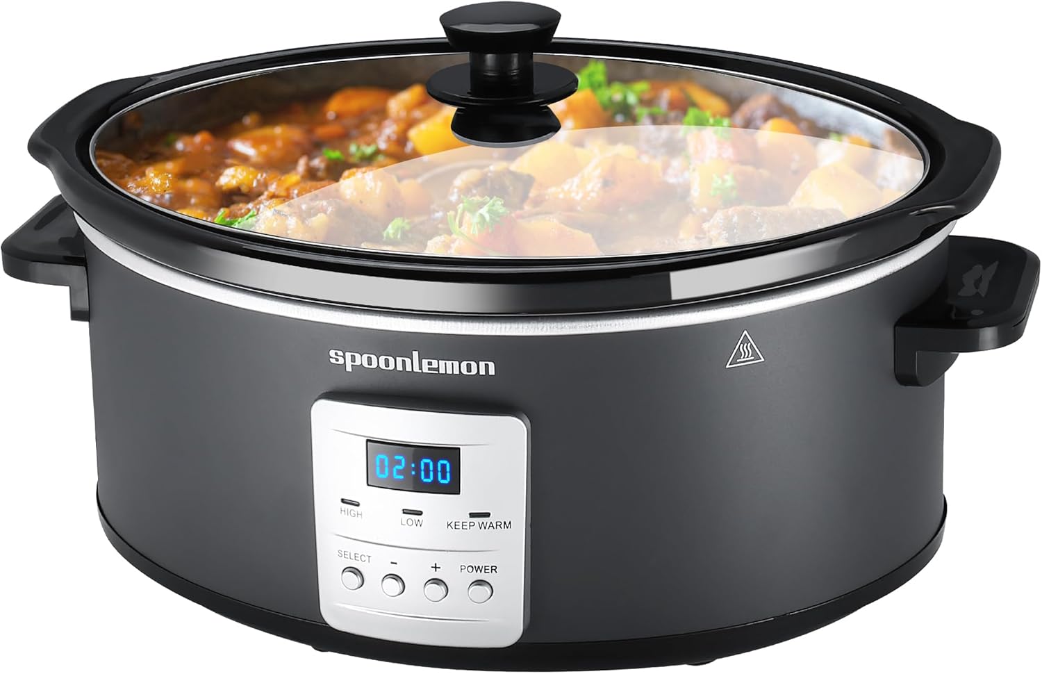 Amazon.com: spoonlemon 7 QT Slow Cooker, 280W Electric Crock Cooker ...