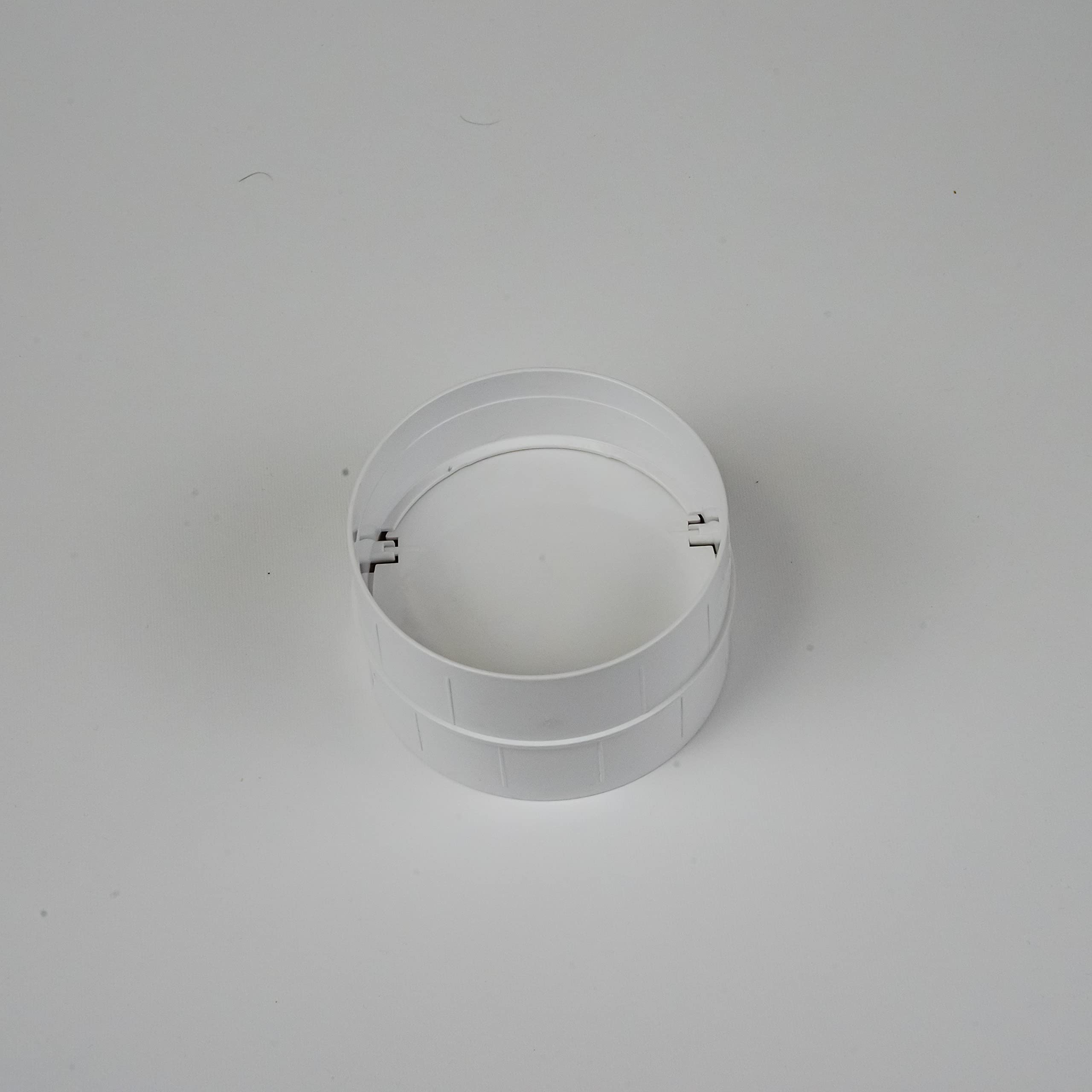 Snapklik.com : Plastic 4" Inch Inline Backdraft Damper Exhaust Connector