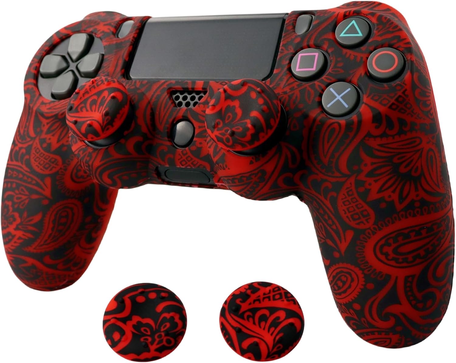 Amazon.com: Skin for Ps4 Controller, Anti-Slip Silicone Shell Cover ...