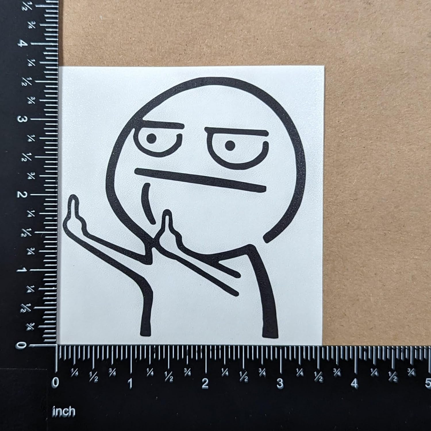 Middle Finger Meme Stick Figure Decal 4 Pack: Funny Australia | Ubuy
