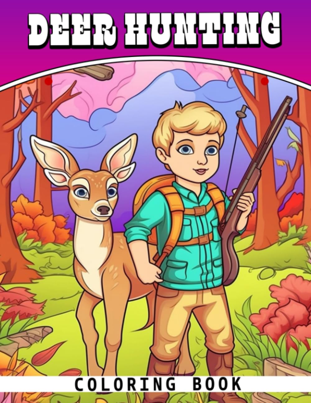 Amazon.com: Deer Hunting Coloring Book: A Unique Collection Of Hunting ...