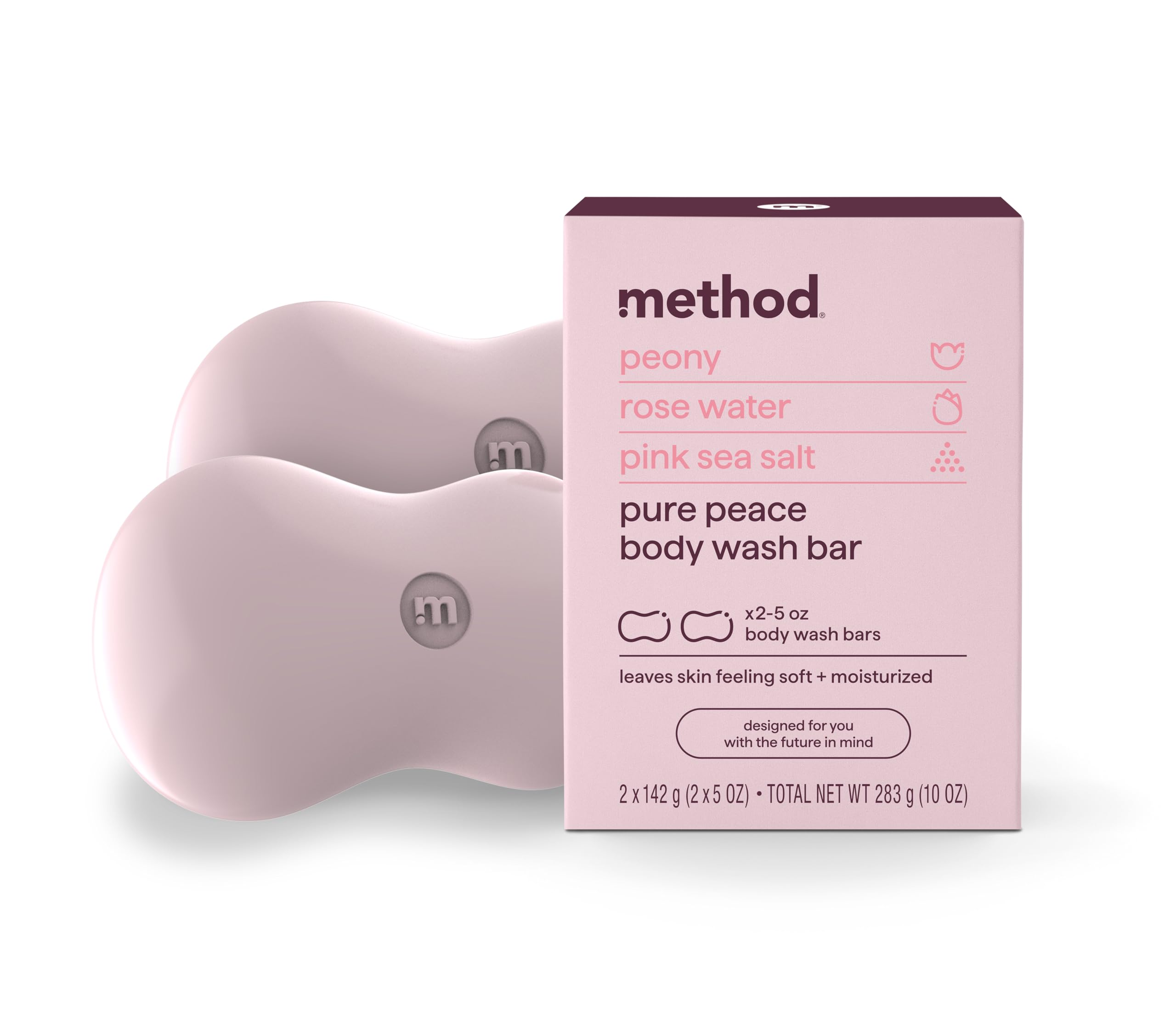 Amazon.com : Method Bar Soap, Pure Peace, Pure Peace, Rose Water ...